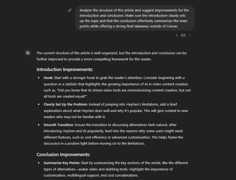 How to Use ChatGPT to Edit Your Writing - Intellectual Lead