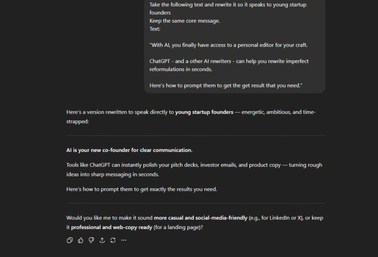 ChatGPT Prompts to remove em dashes - Intellectual Lead
